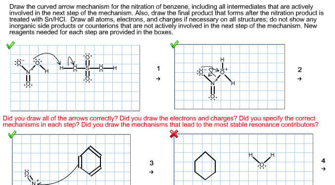 Solved Draw the curved arrow mechanism for the nitration of | Chegg.com