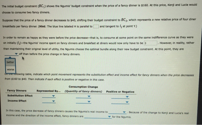 Solved 9. Income and substitution effects Kenjil and Lucia | Chegg.com