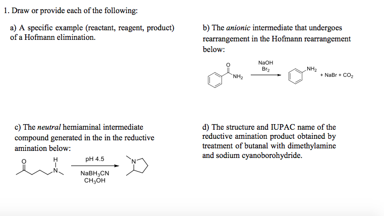 Solved Draw or provide each of the following: a) A specific | Chegg.com