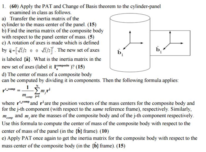 Apply the PAT and Change of Basis theorem to the | Chegg.com