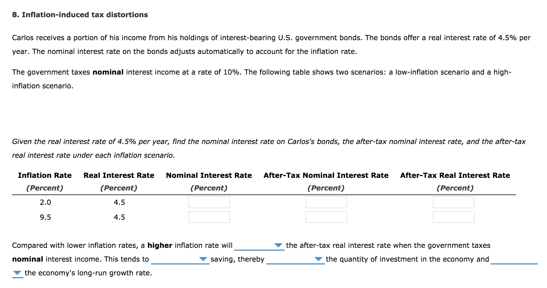 After Tax Nominal Interest Rate Formula After Tax Nominal Interest Rate Formula
