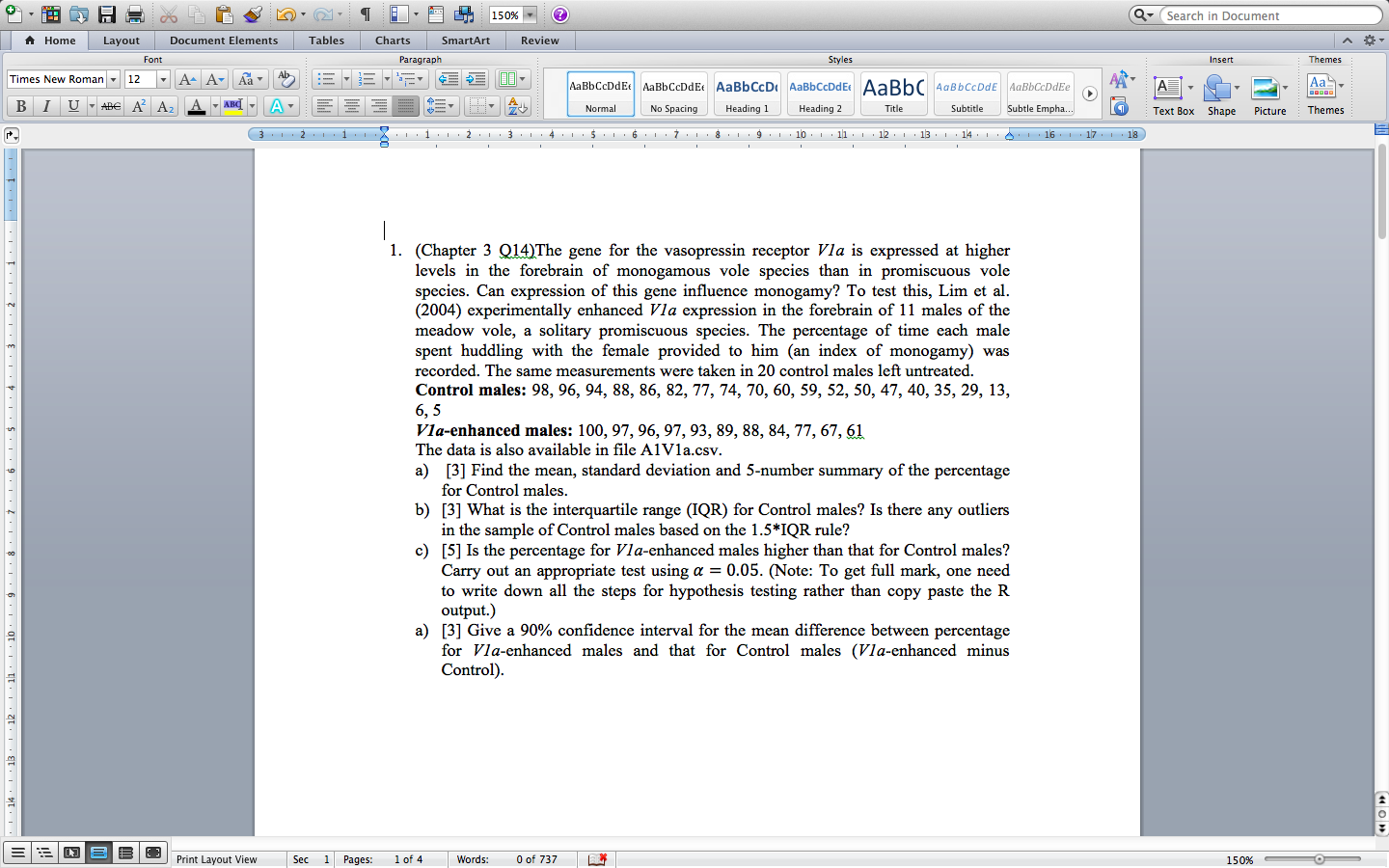 150% Layout Document Elements Tables Charts smartArt | Chegg.com