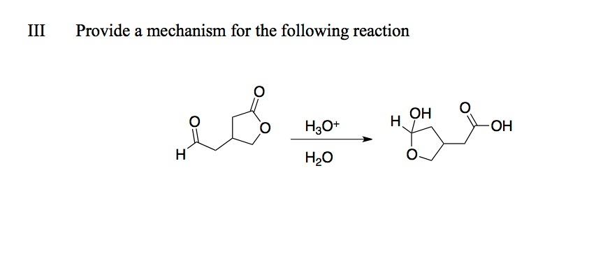 Solved Provide a mechanism for the following reaction | Chegg.com