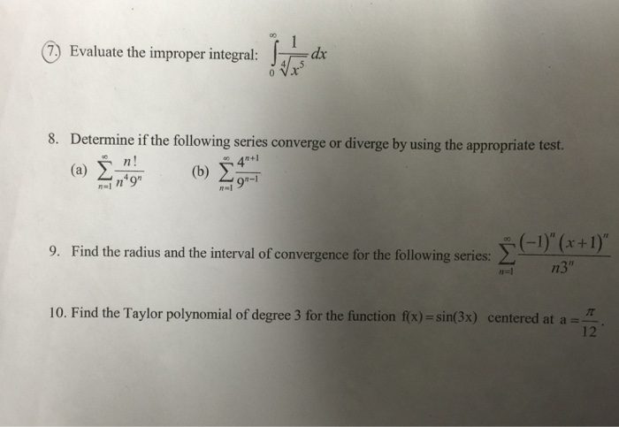 Solved Evaluate the improper integral: integral_infinity_0 | Chegg.com