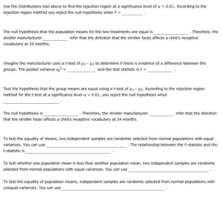 Solved 3. Comparing ANOVA and the t-test for independent | Chegg.com