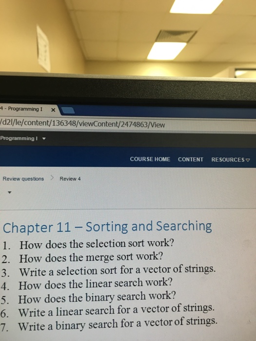 Solved How does the selection sort work? How does the merge | Chegg.com