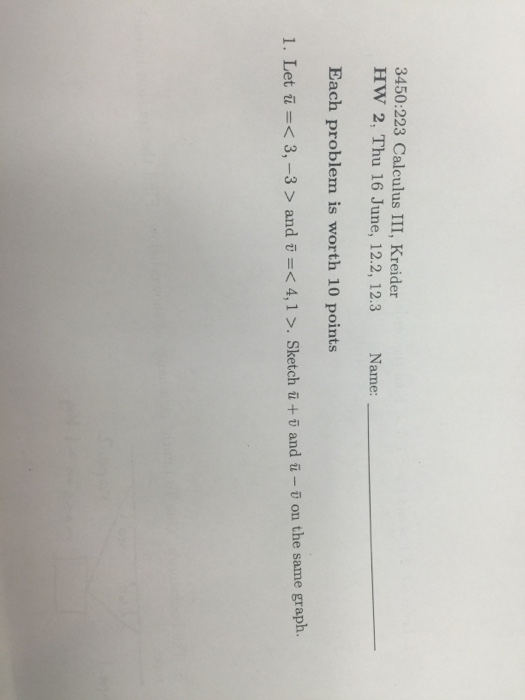 Solved Let u = and v = . Sketch u + v and u | Chegg.com Solved Let u = and v = . Sketch u + v and u | Chegg.com