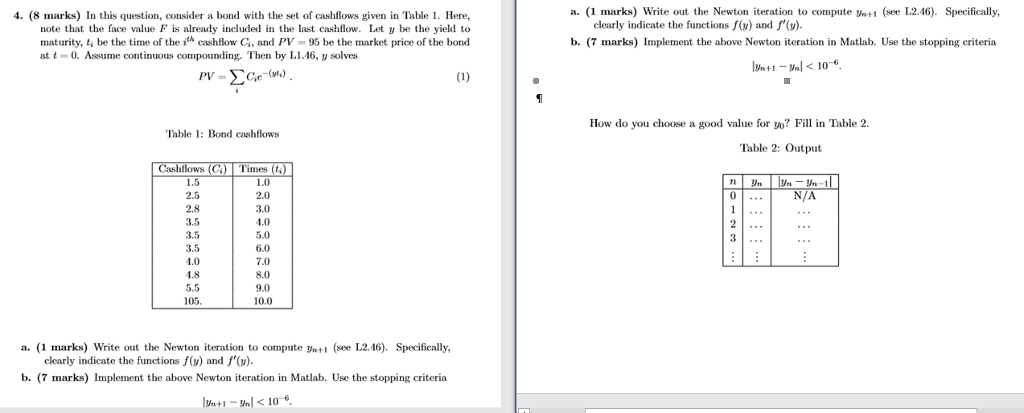 Solved I have one question related to Matlab to solve Newton | Chegg.com
