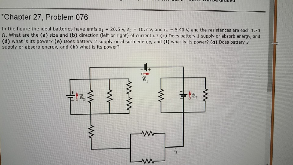 Solved *Chapter 27, Problem 076 In the figure the ideal | Chegg.com