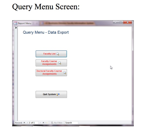 Develop a database using Microsoft Word or Excel with | Chegg.com