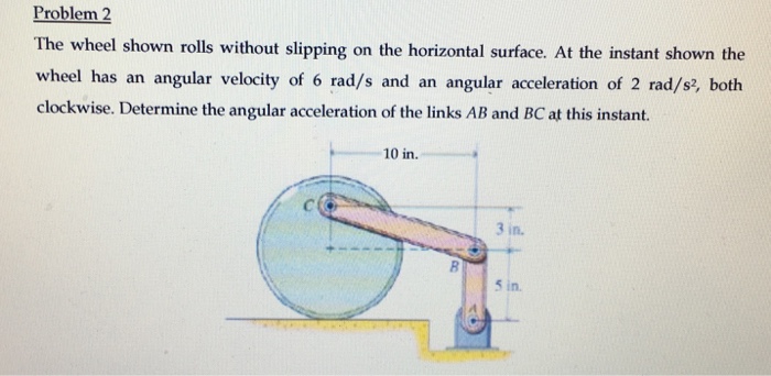 Solved The wheel shown rolls without slipping on the | Chegg.com