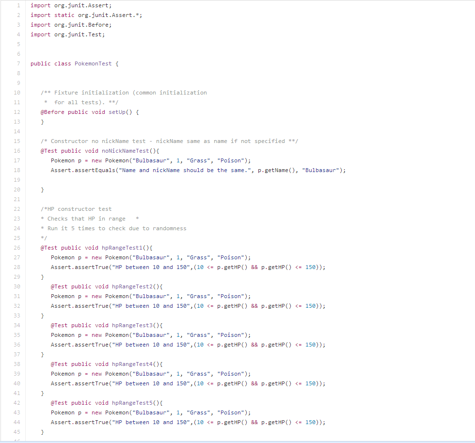 Solved Assignment1a-Pokemon-Object Create a simple Pokemon | Chegg.com