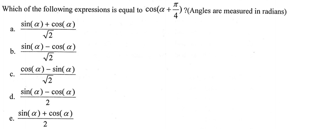 Solved Which of the following expressions is equal to | Chegg.com