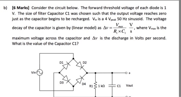 Solved Consider the circuit below. The forward threshold | Chegg.com