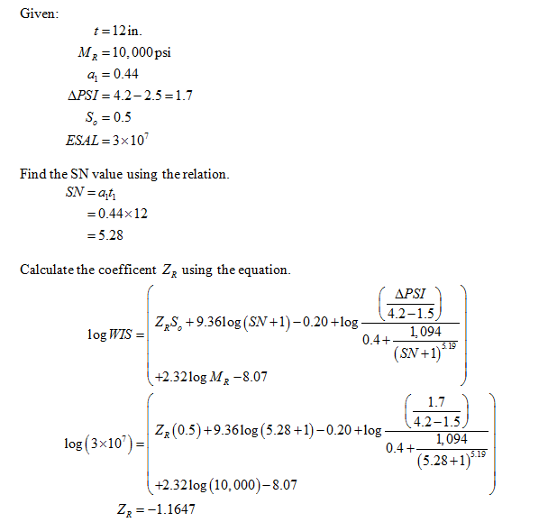 (Solved) - Show transcribed image text A 12-in, full-depth asphalt ...