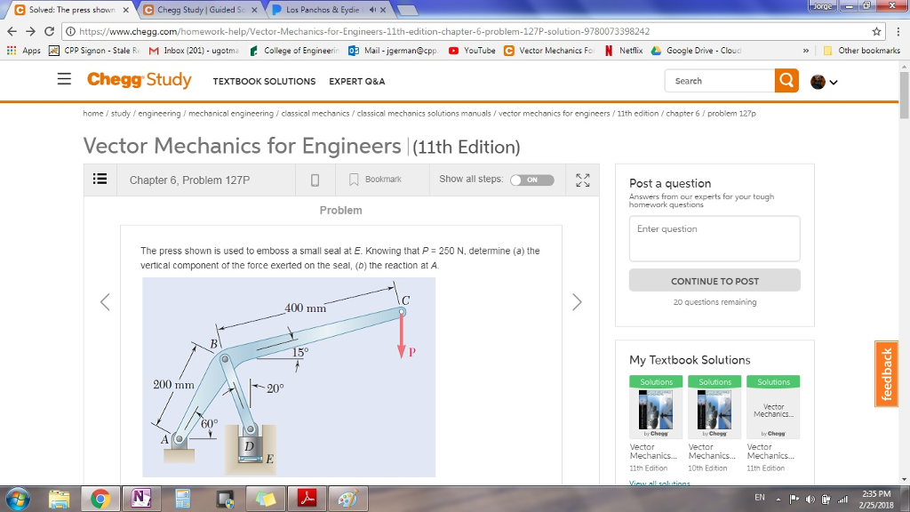 Solved e Solved: The press shown chegg Study! Guided S/X P | Chegg.com
