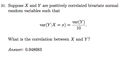 Solved 31. Suppose X and Y are positively correlated | Chegg.com