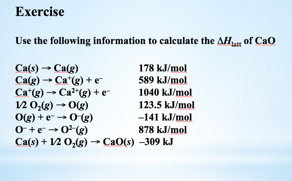 Solved Use the following information to calculate the Delta | Chegg.com