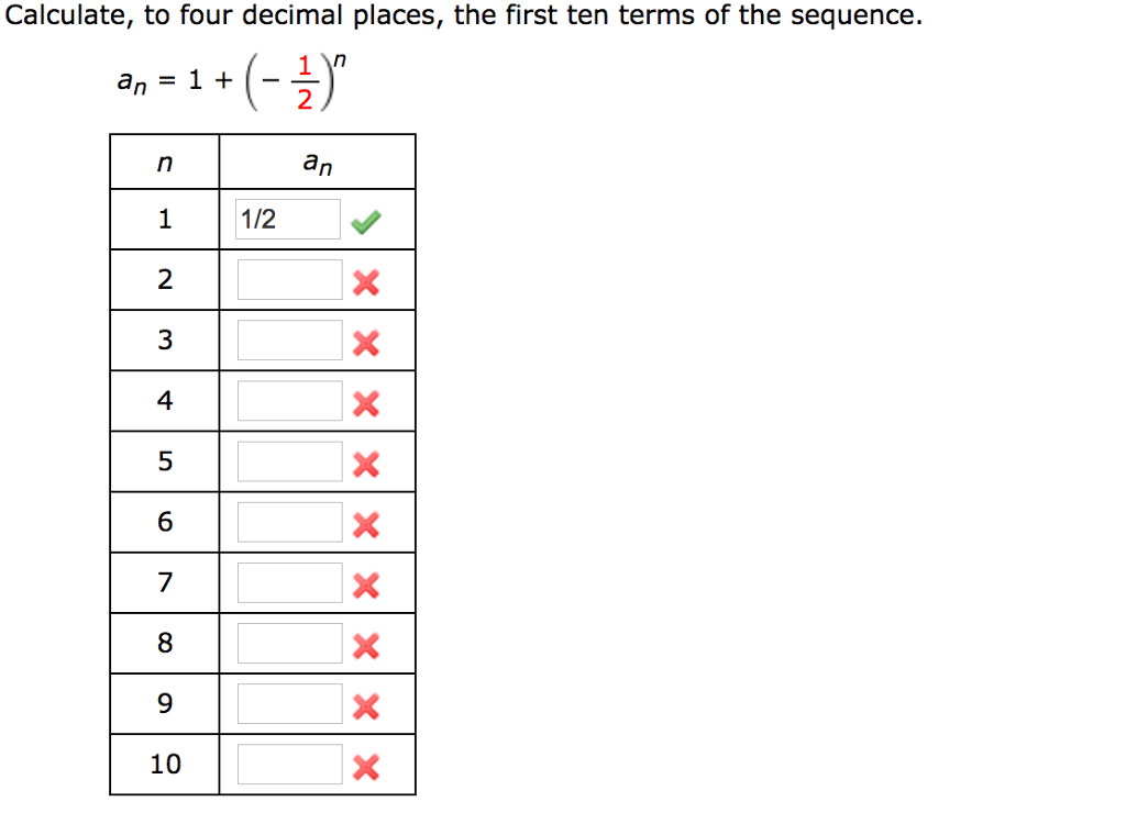 Solved Calculate, to four decimal places, the first ten | Chegg.com Solved Calculate, to four decimal places, the first ten | Chegg.com
