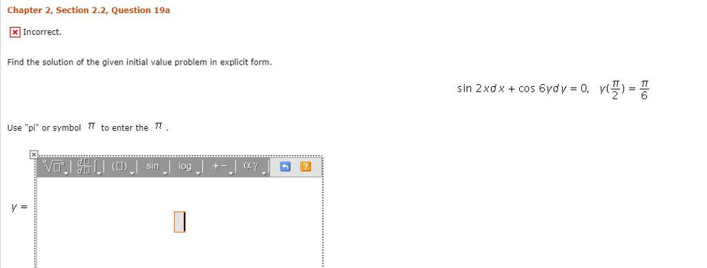 Solved Find the solution of the given initial value problem | Chegg.com