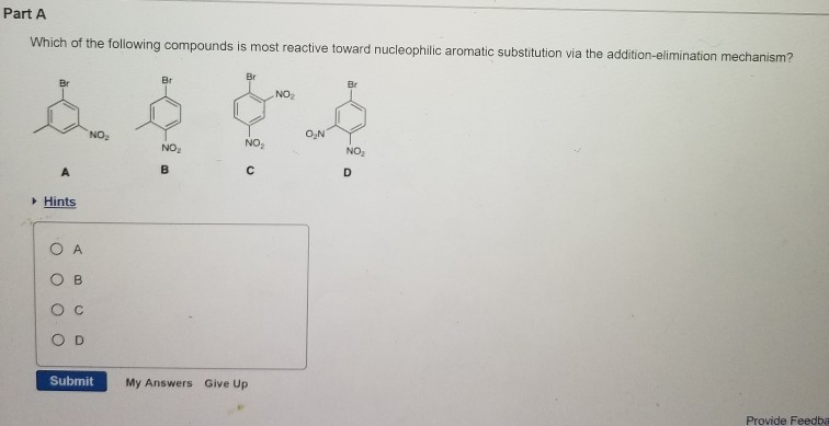 Solved Part A Which of the following compounds is most | Chegg.com