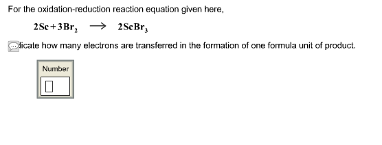 Solved For the oxidation-reduction reaction equation given | Chegg.com