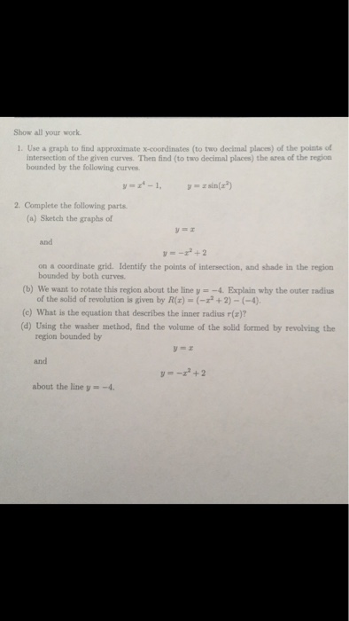 Solved Use a graph to find approximate x-coordinate (to two | Chegg.com