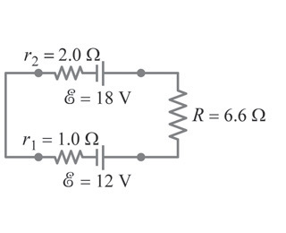 Solved Determine the terminal voltage of each battery in the | Chegg.com