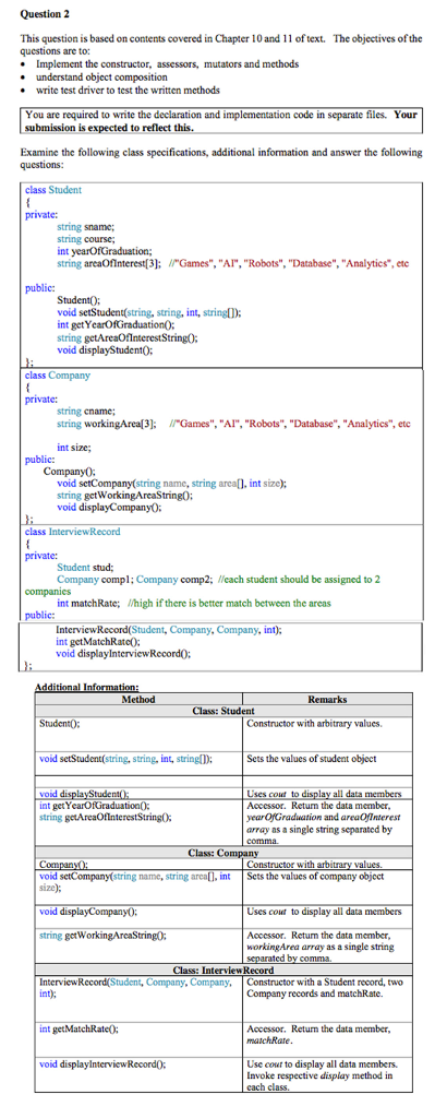Solved Please use C++ to write the codes. You have to write | Chegg.com