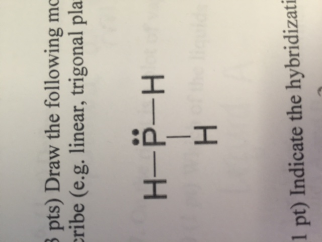 Solved Draw the following molecule in 3-D form. Predict the | Chegg.com