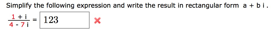 Solved Simplify the following expression and write the | Chegg.com