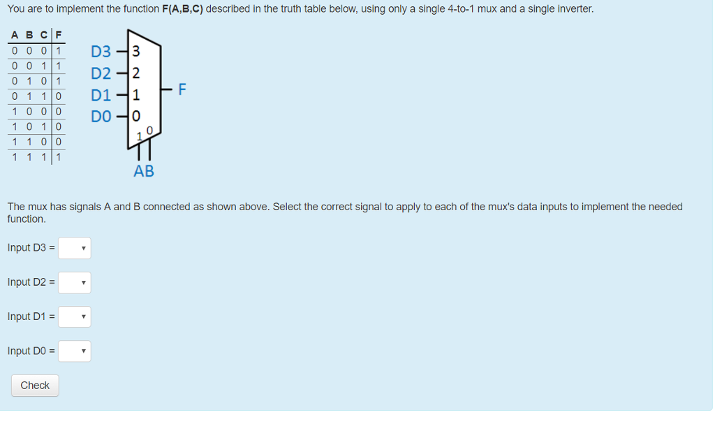 Solved You are to implement the function F(A,B,C) described | Chegg.com