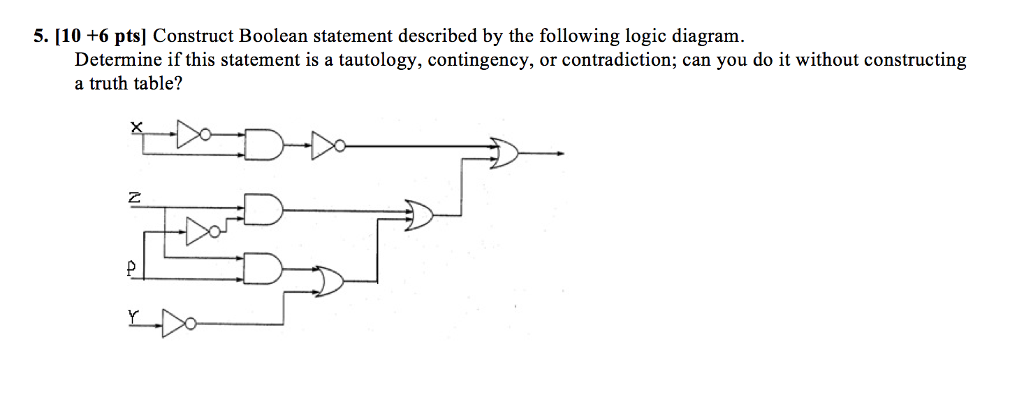 Solved 5 110 6 Pts Construct Boolean Statement Described 6251