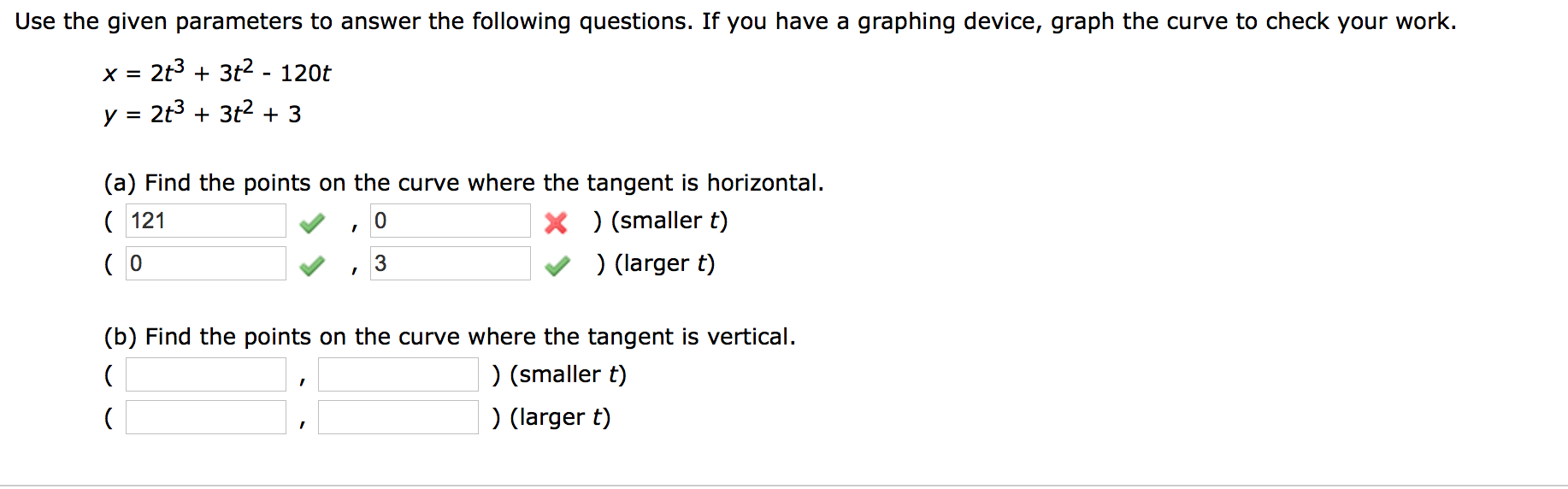 Solved Use the given parameters to answer the following | Chegg.com