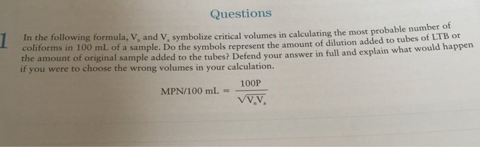Solved In the following formula, V_a and V_a symbolize | Chegg.com
