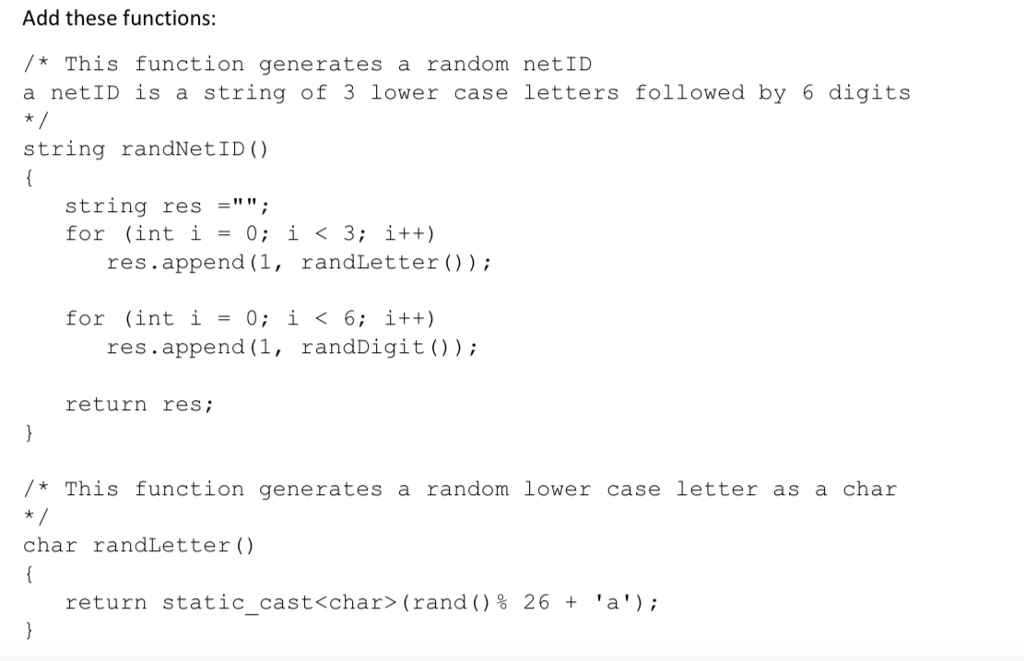 Solved HW1 (Graded out of 100) Write a program that manages | Chegg.com