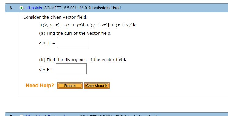 Solved Consider the given vector field. F(x, y, z) = (x + | Chegg.com