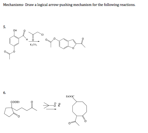 Solved Draw a logical arrow-pushing mechanism for the | Chegg.com