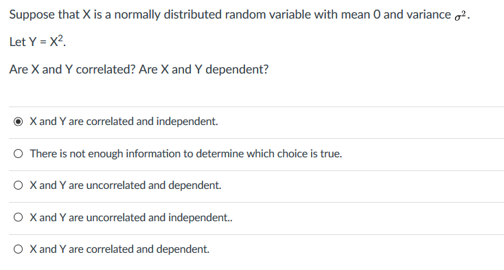 Solved Suppose that X is a normally distributed random | Chegg.com