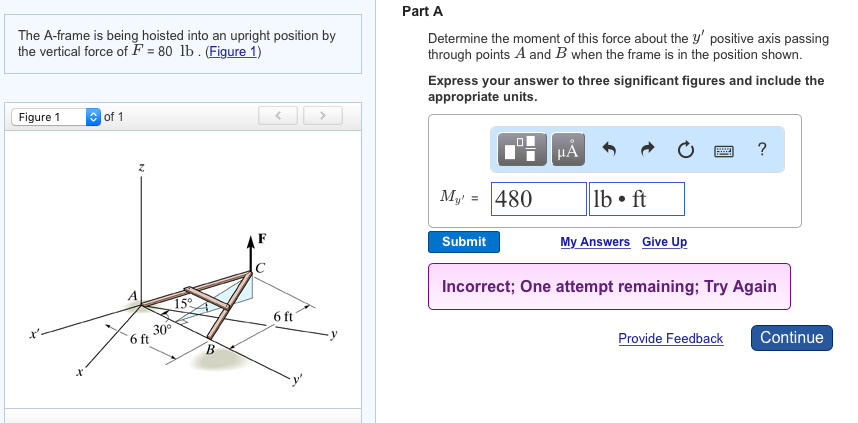 Solved The A-frame is being hoisted into an upright position | Chegg.com