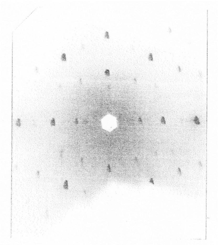 1. The back-reflection Laue pattern shown below was | Chegg.com