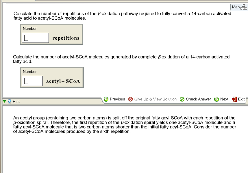 Solved Calculate the number of repetitions of the | Chegg.com