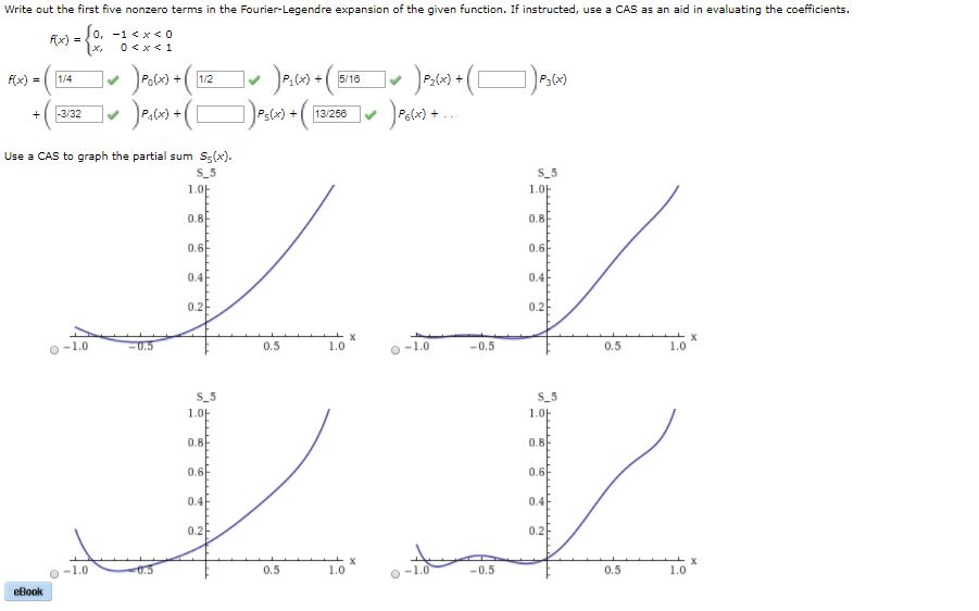 Solved Write out the first five nonzero terms in the | Chegg.com