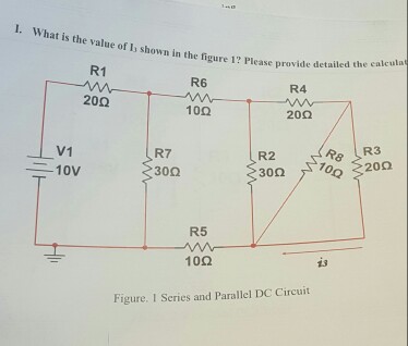 Solved What is the value of I_3 shown in the figure 1? | Chegg.com