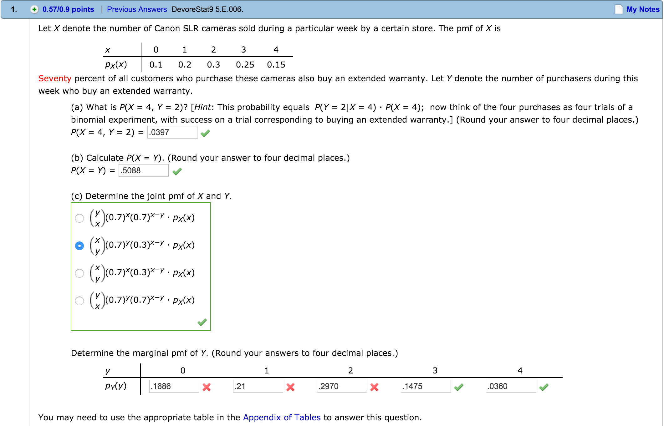Solved I Am Having Troubles Figuring Out The Joint Pmf C