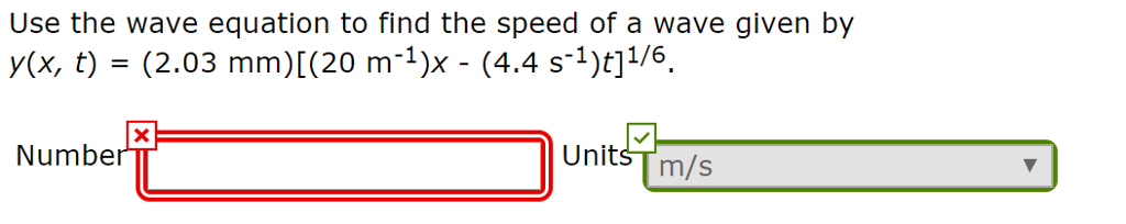 Solved Use the wave equation to find the speed of a wave | Chegg.com