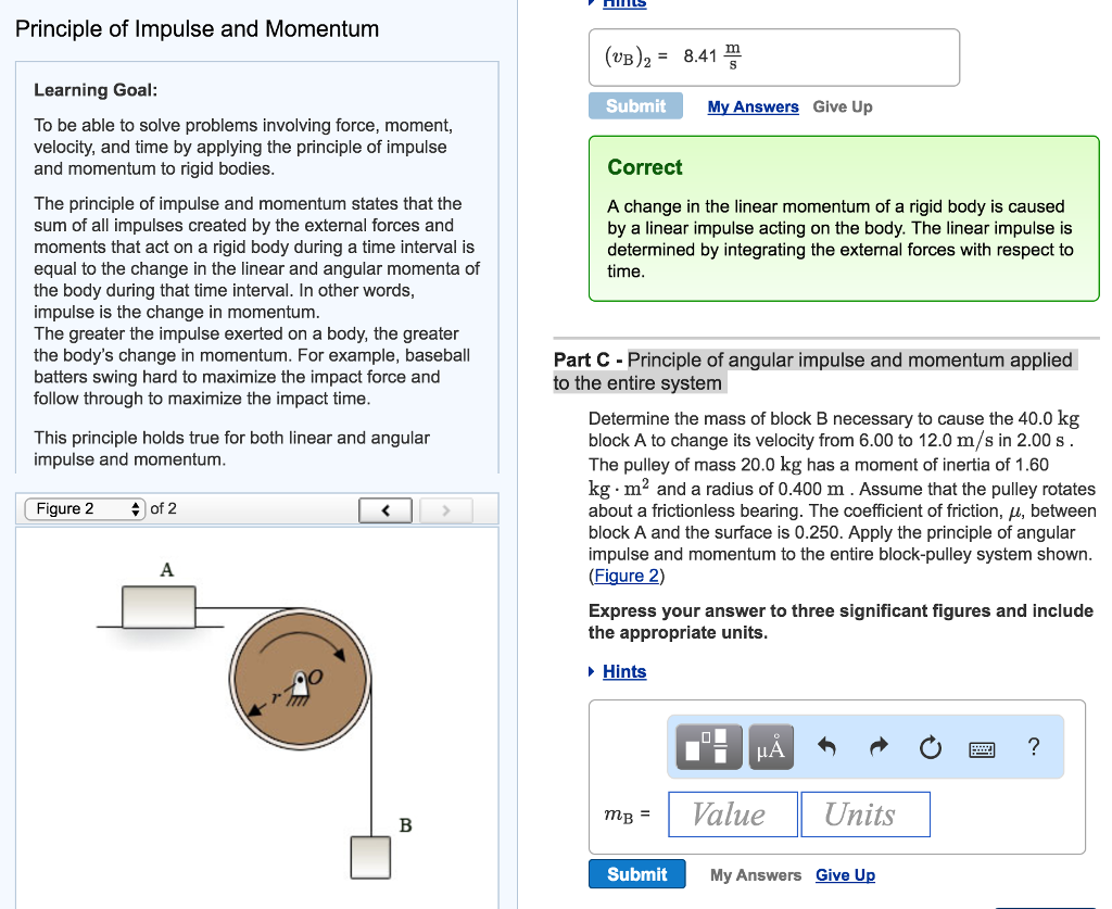 Solved Principle of angular impulse and momentum applied to | Chegg.com