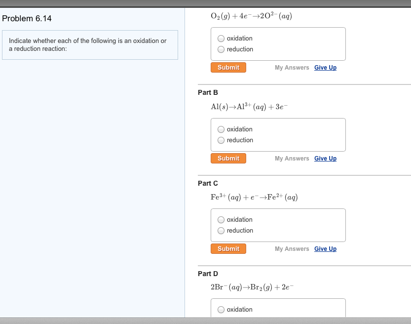 Solved: Problem 6.14 Indicate Whether Each Of The Followin... | Chegg.com