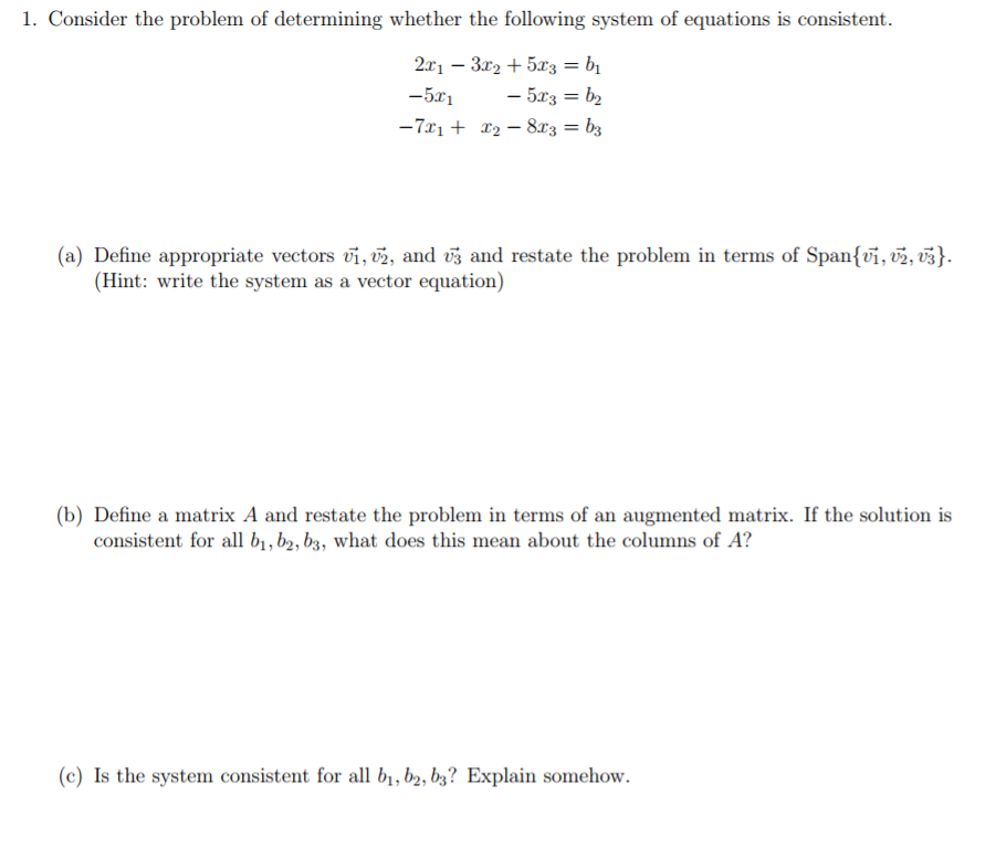 Solved 1. Consider the problem of determining whether the | Chegg.com