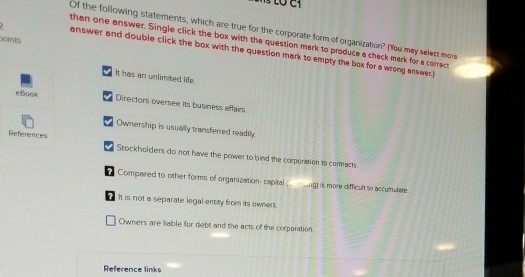 Solved Of the following statements, which are true for the | Chegg.com